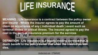 Insurance services and management. Ppt.. | PPTX