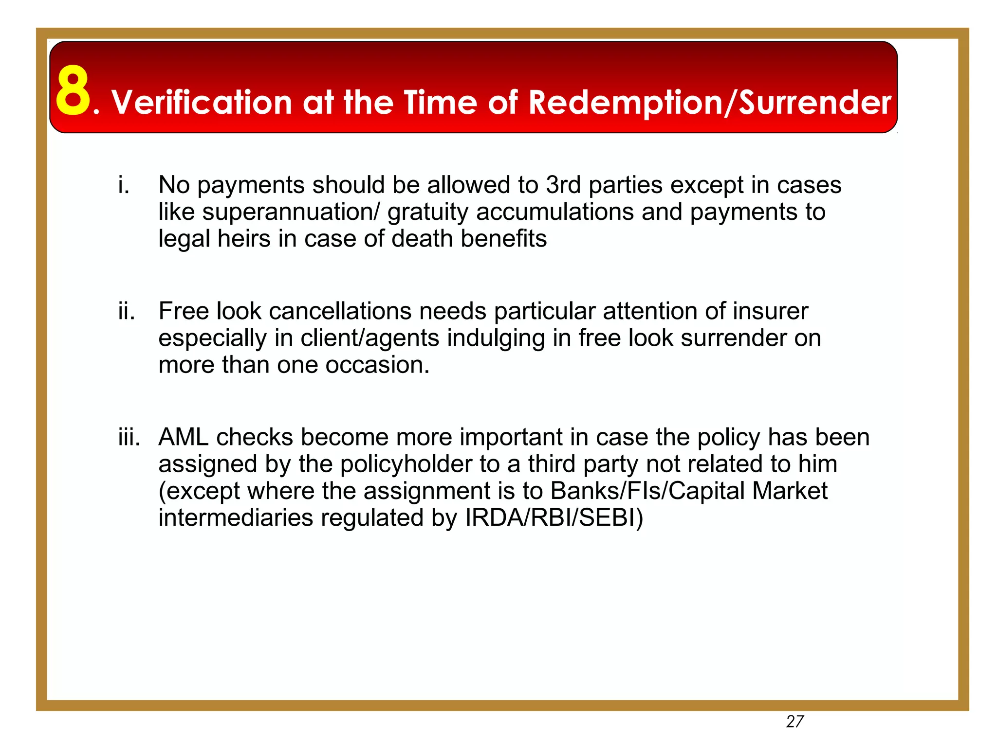 Insurance anti money laundering | PPT