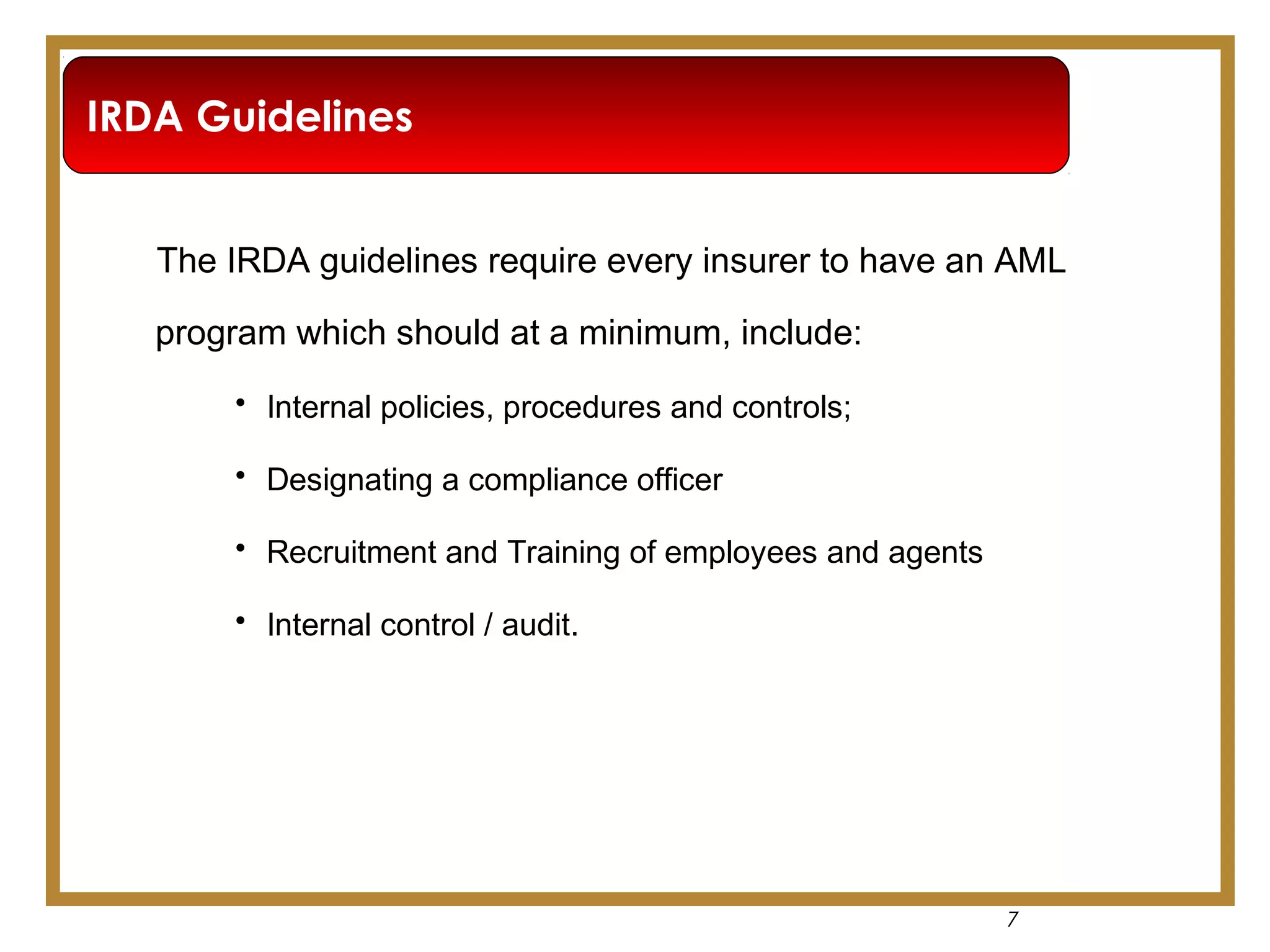 Insurance anti money laundering | PPT