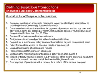 Insurance anti money laundering | PPT