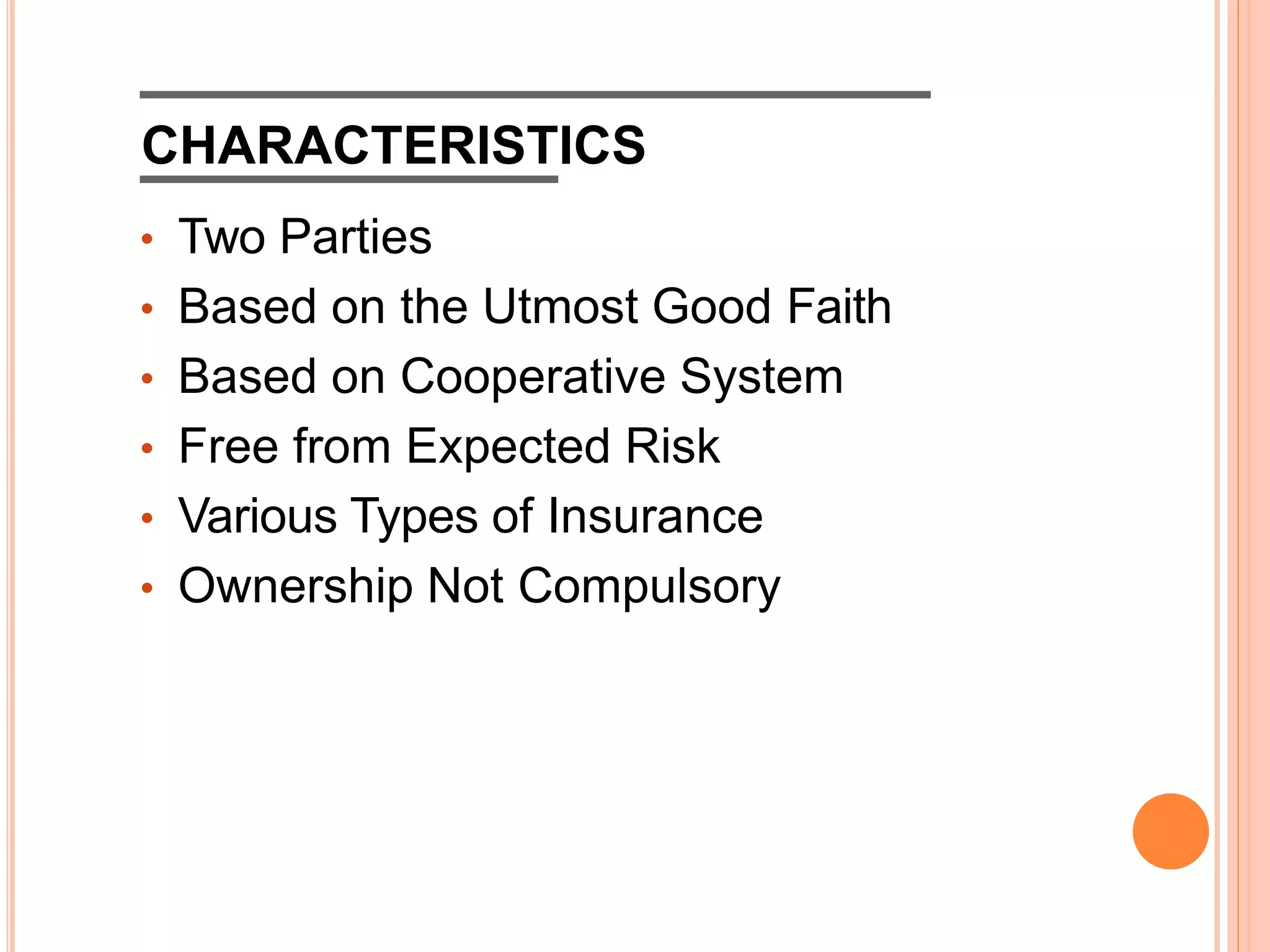 Insurance concept and types | PPTX