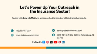 Reach Key Insurance Professionals with 100% Verified Contacts from Data ...