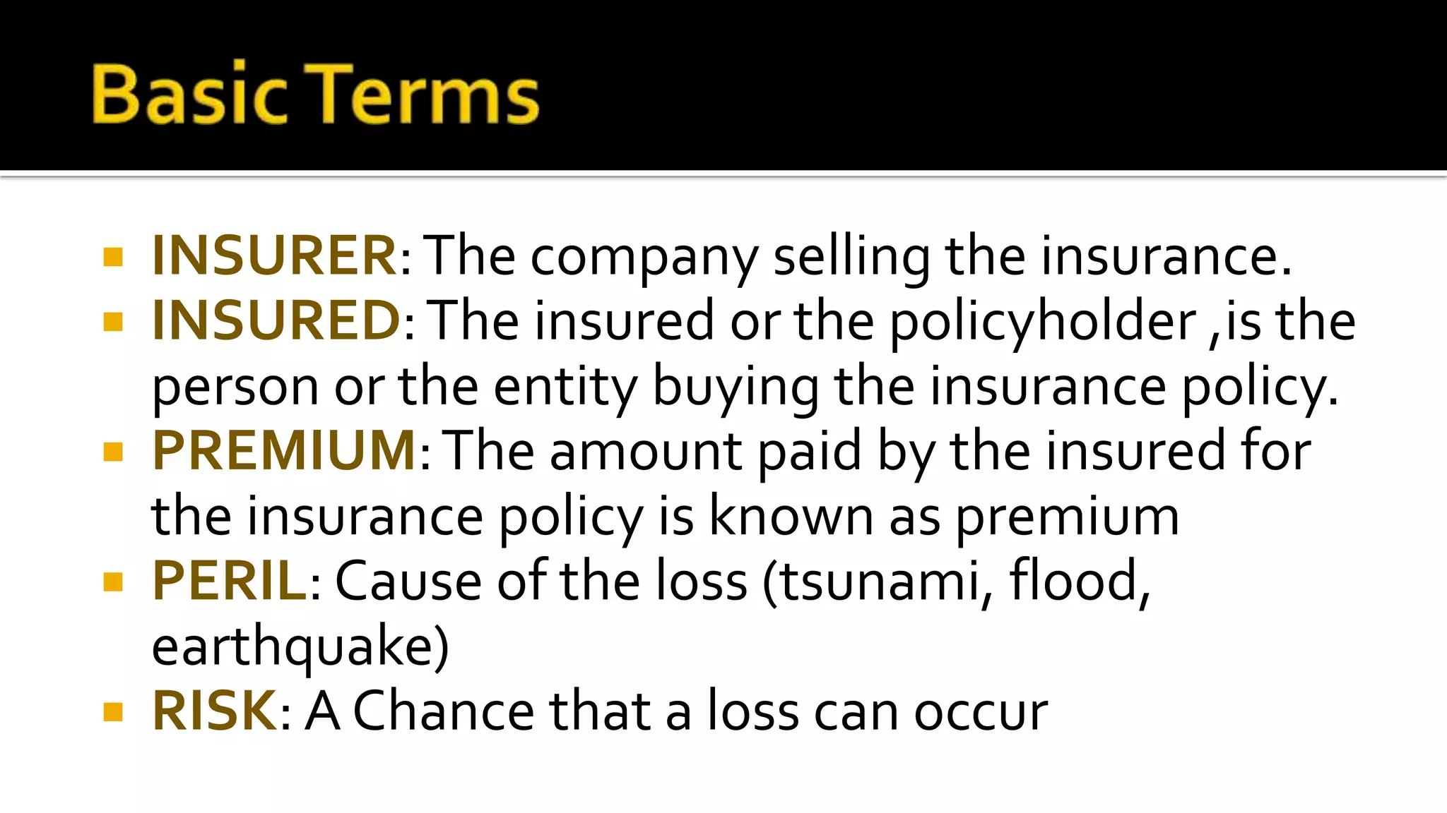 Insurance | PPTX