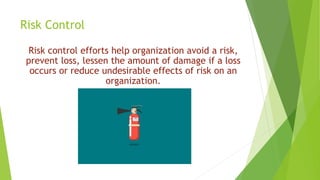 Introduction To Risk Management | PPTX | Home Insurance | Insurance