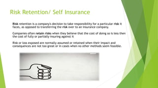 Introduction To Risk Management | PPTX | Home Insurance | Insurance