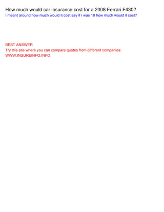 Insurance 4319 | PDF