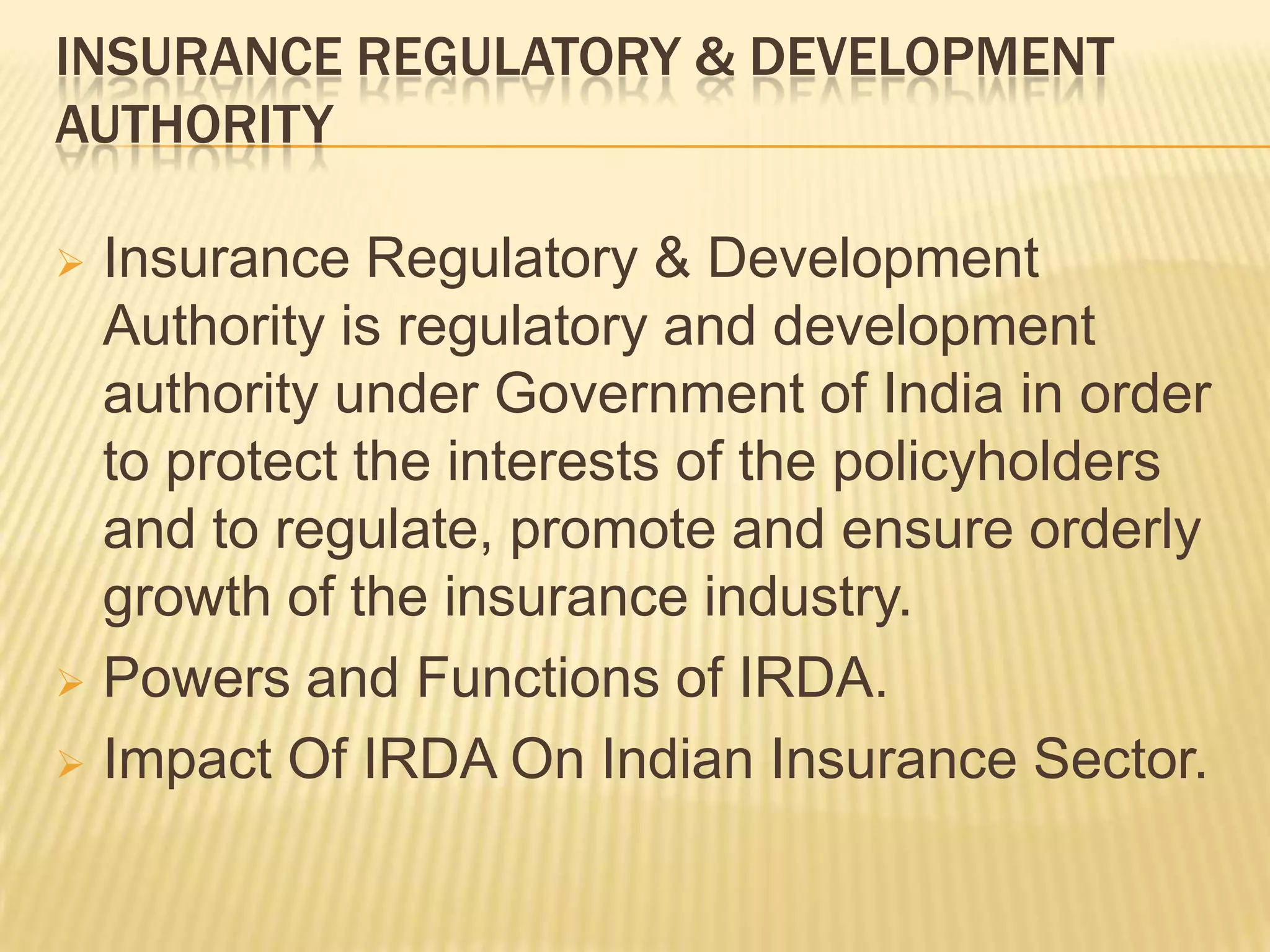 Insurance act 1938 | PPTX