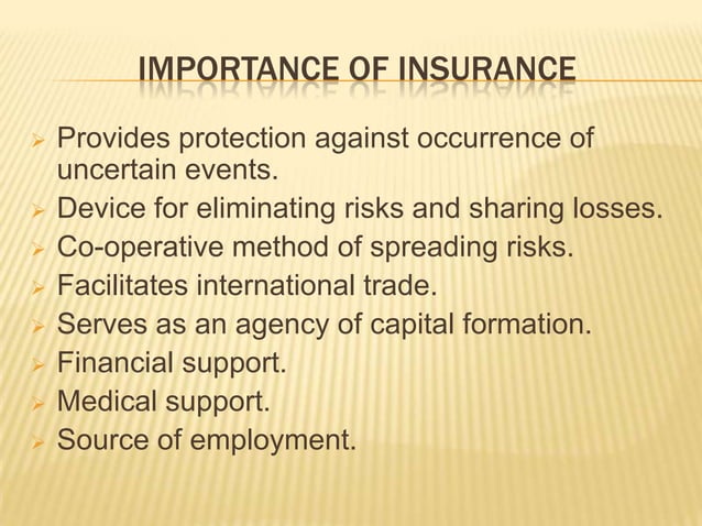 Insurance act 1938 | PPTX