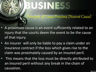 Insurance and doctrine of insurance | PPTX