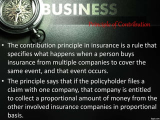 Insurance and doctrine of insurance | PPTX