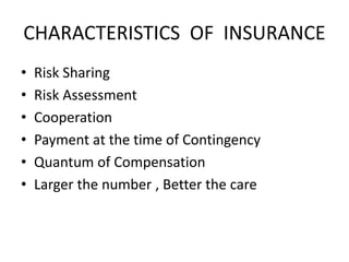 Insurance and its products | PPTX