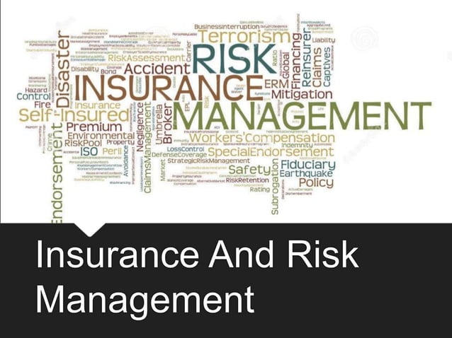 Insurance And Risk Management | PPTX | Financial Planning | Personal ...