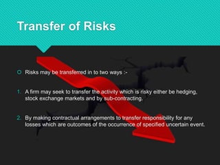 Insurance And Risk Management | PPTX