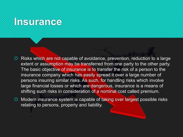 Insurance And Risk Management | PPTX | Financial Planning | Personal ...