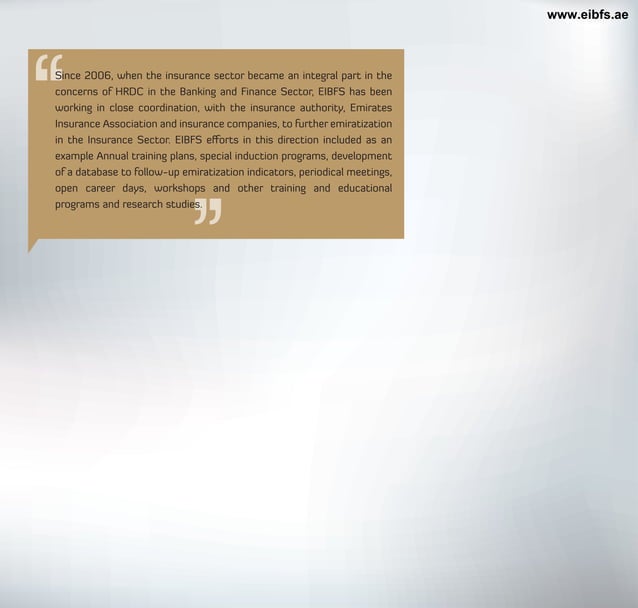 Insurance annual training plan 2013 -www.eibfs.ae
