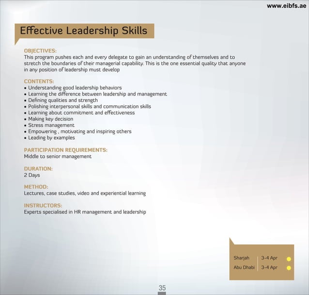 Insurance annual training plan 2013 -www.eibfs.ae