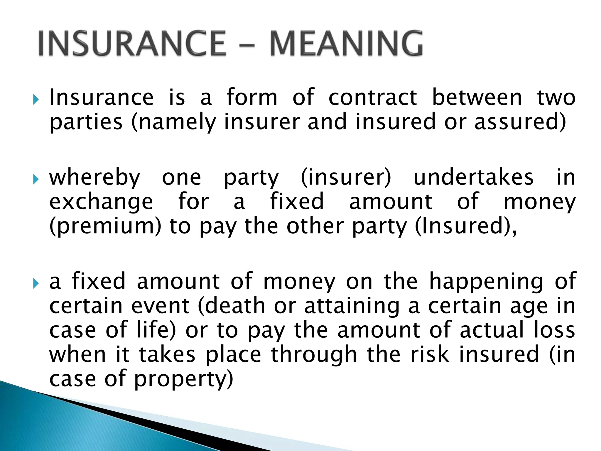 Insurance & assurance | PPTX