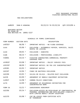 Contractor Insurance | PDF