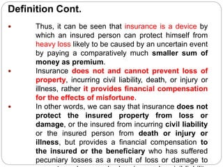 insurance by teferi (1).pptx ethiopian tax law | PPTX