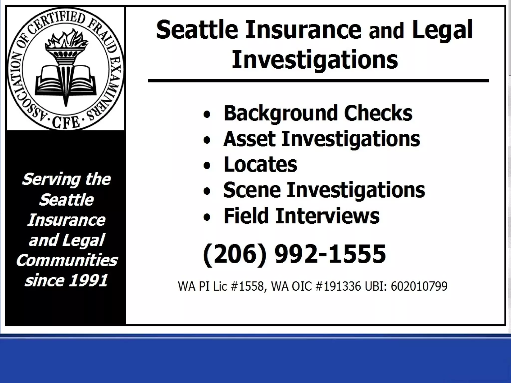Insurance Claim Investigation | PPT