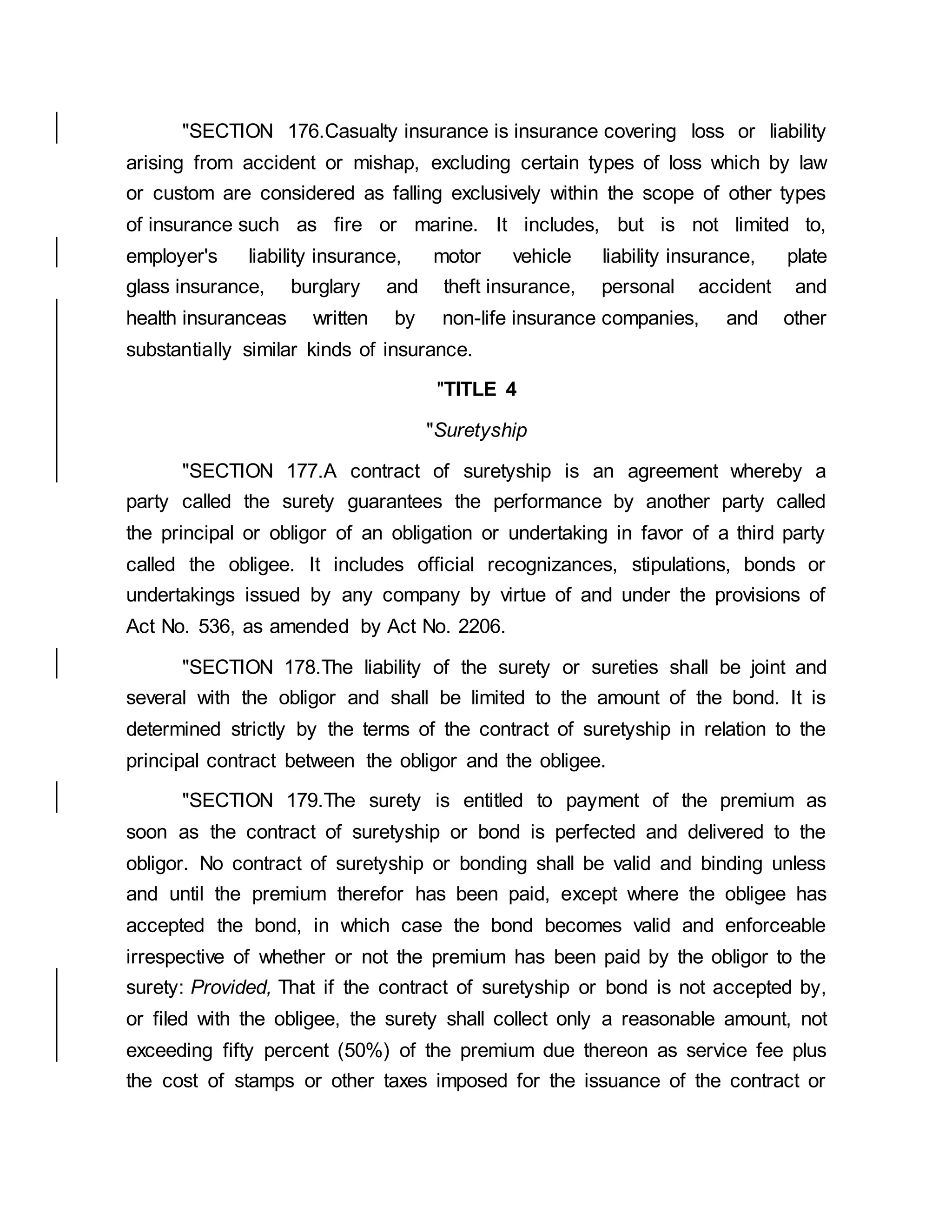 Insurance Code of the Philippines (PD 612 as amended by RA 10607) | DOCX