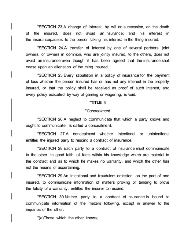 Insurance Code of the Philippines (PD 612 as amended by RA 10607 ...