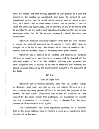 Insurance Code of the Philippines (PD 612 as amended by RA 10607 ...