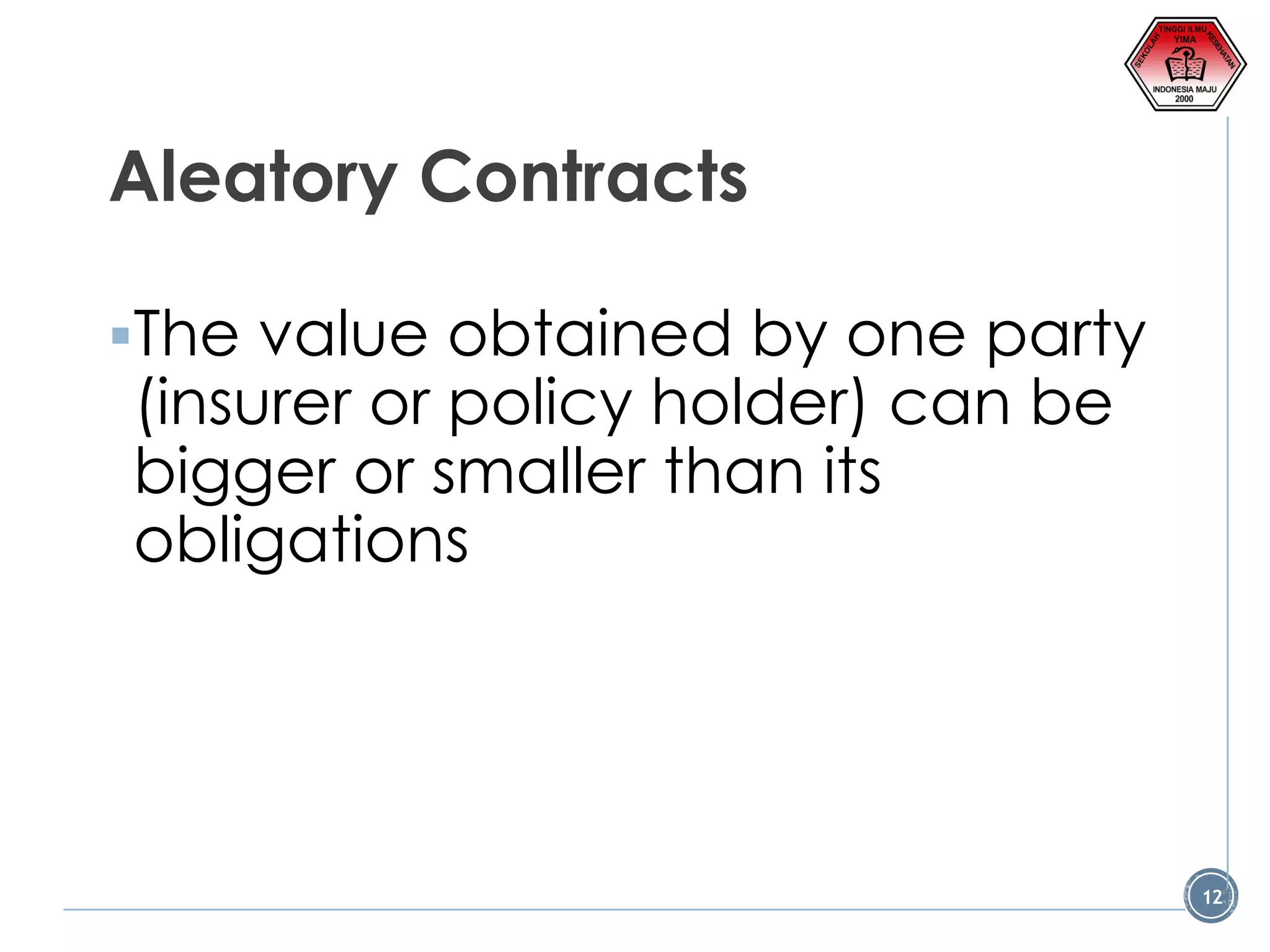 Insurance Contract | PDF