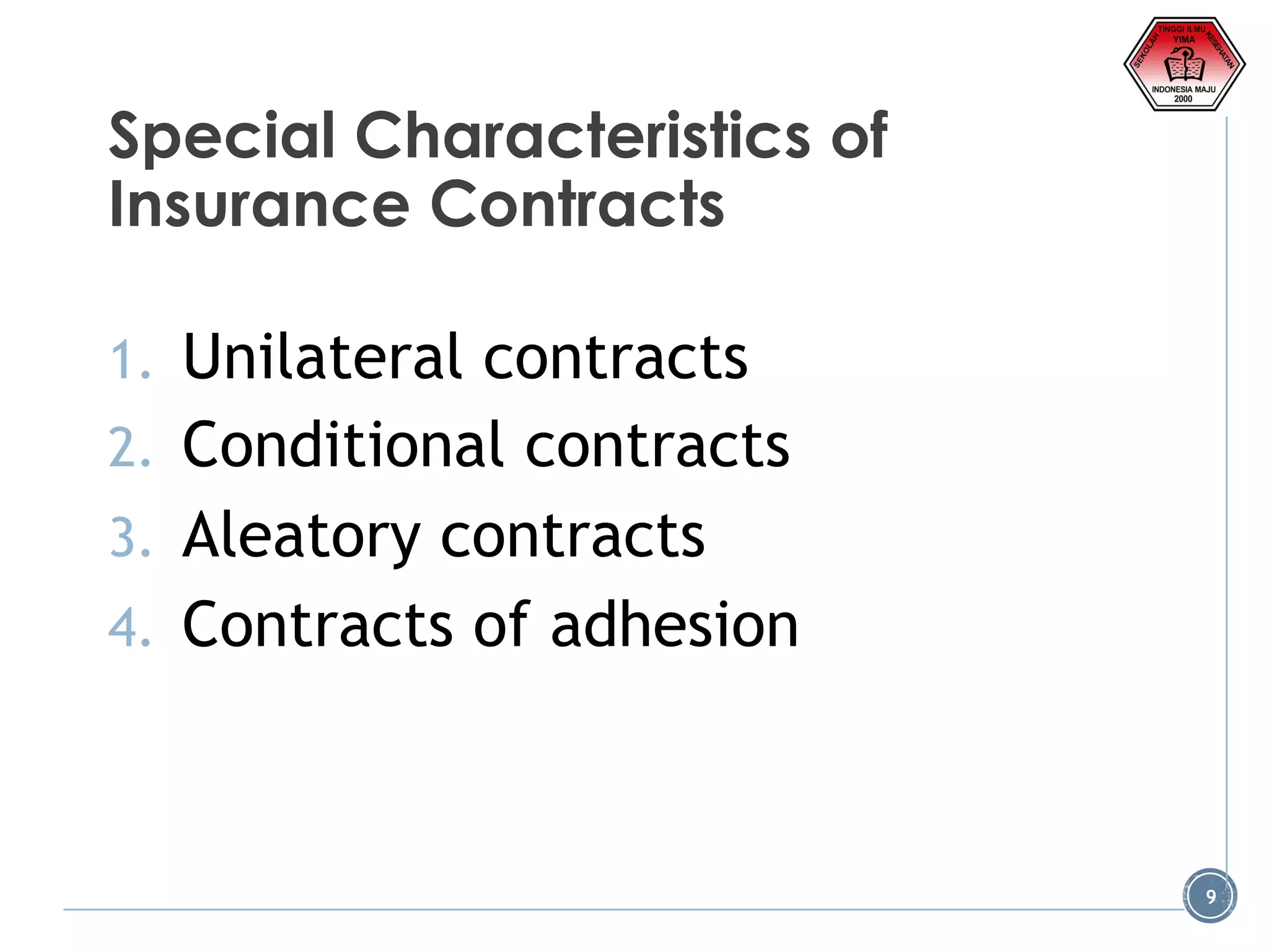 Insurance Contract | PDF