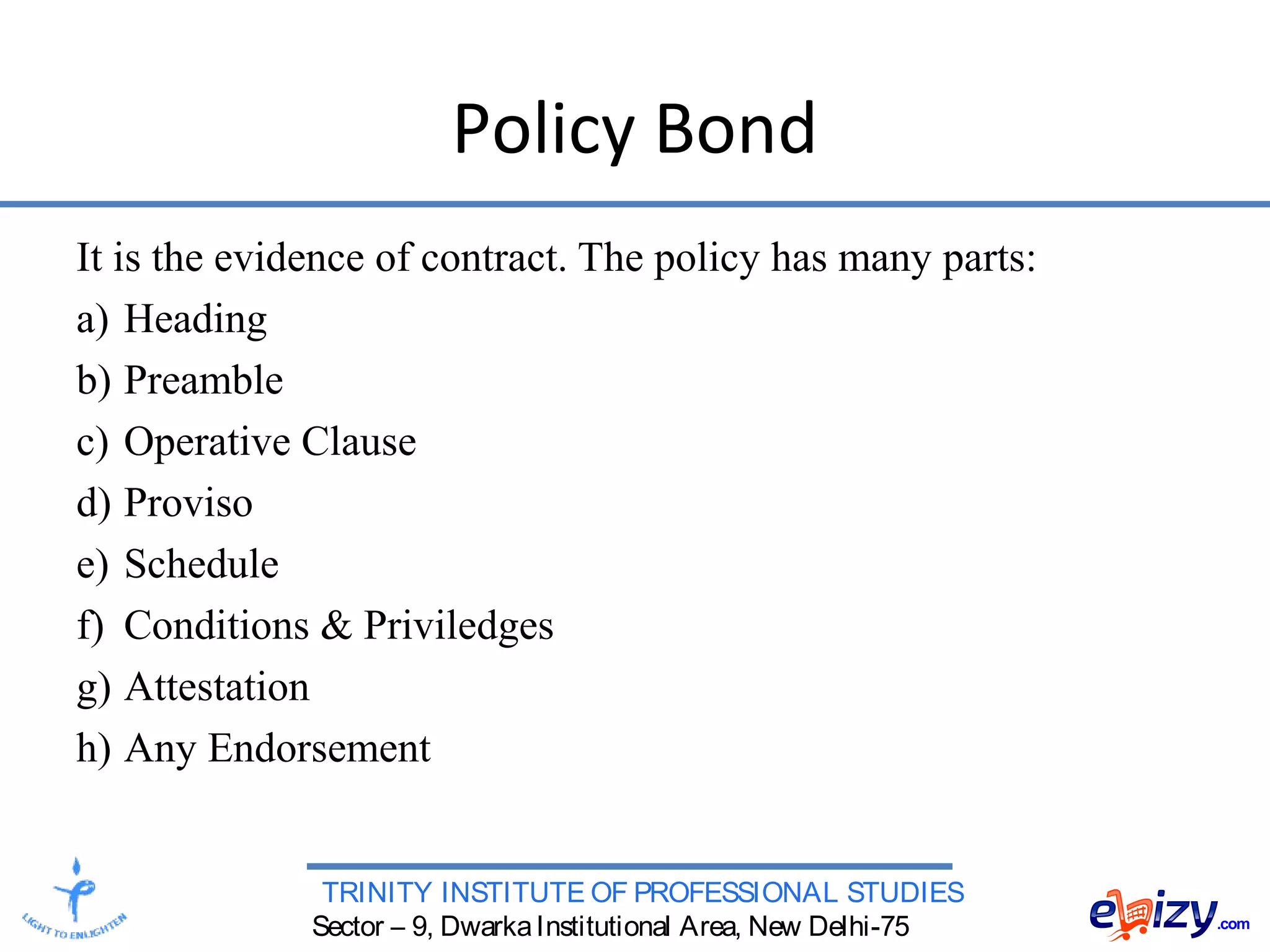 Practices of Life Insurance- Life Insurance- Procedure & Decuments | PPT