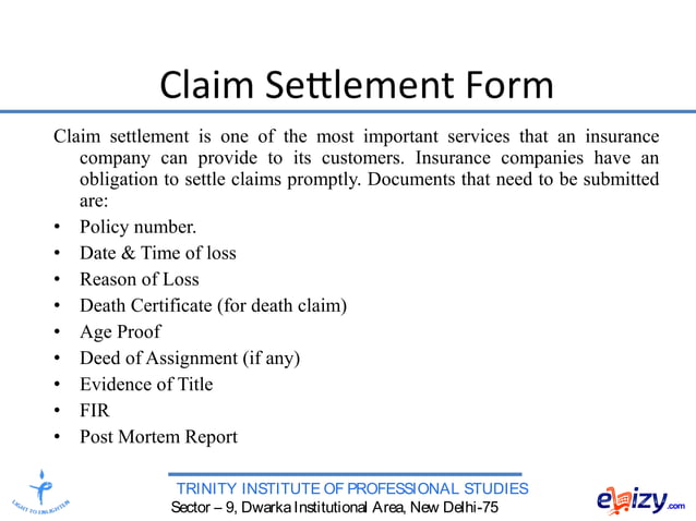 Practices of Life Insurance- Life Insurance- Procedure & Decuments | PPT