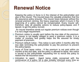 Insurance documents ppt | PPTX