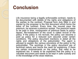 Insurance documents ppt | PPTX