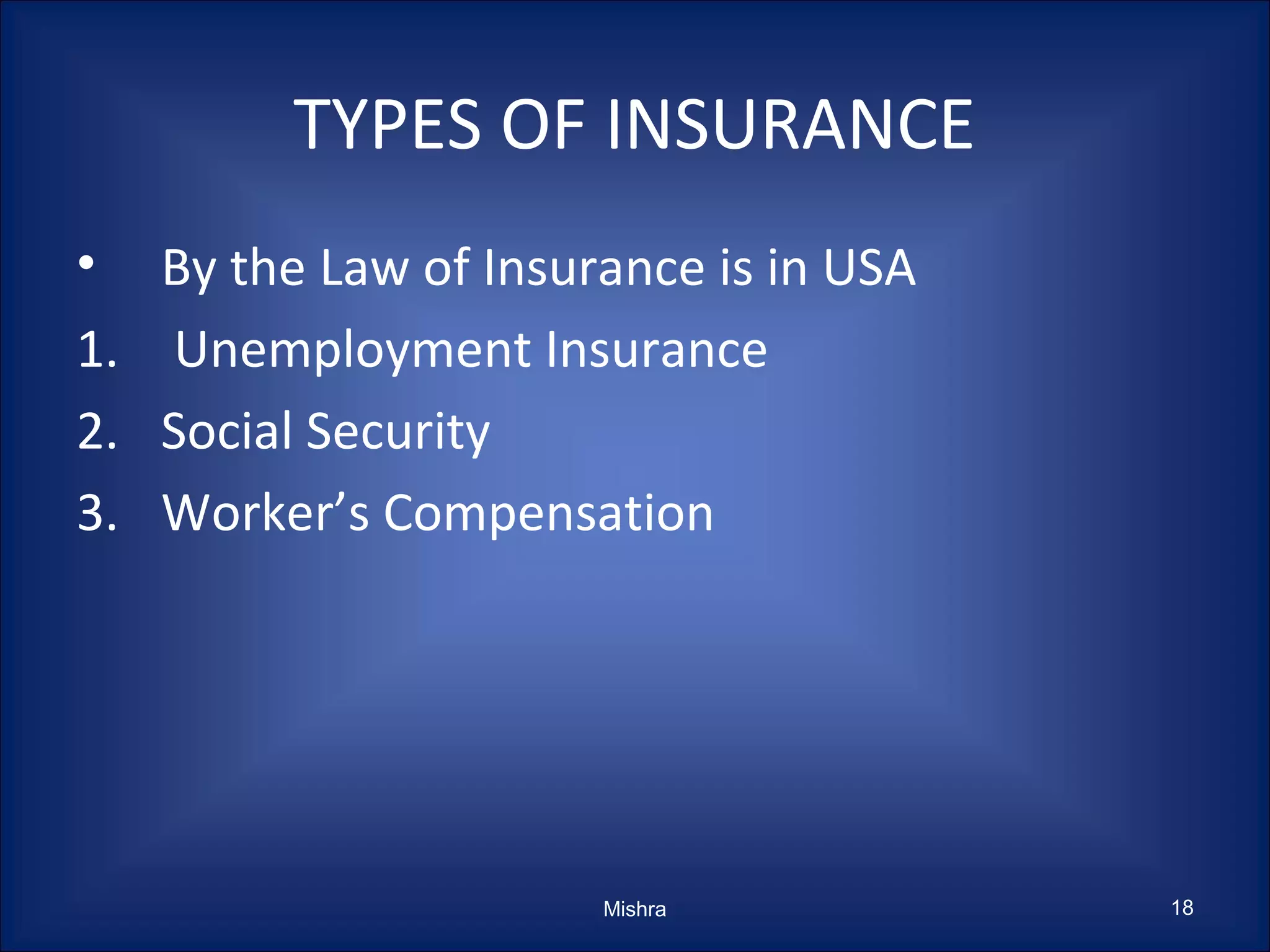 Insurance domain mishra | PPT