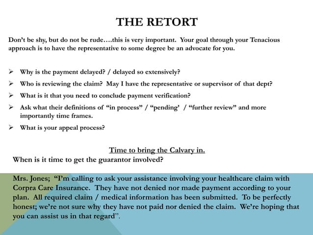 Insurance follow up seminar | PPTX