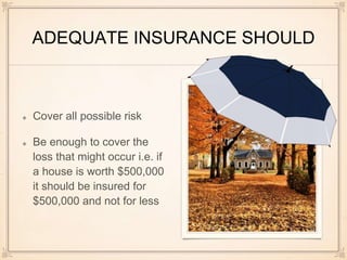 Insurance for Dummies | PPTX