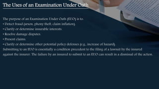 Examination Under Oath | PPTX
