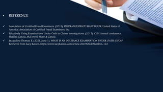 Examination Under Oath | PPTX
