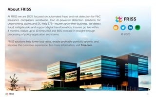FRISS_Insurance fraud report 2020 | PDF