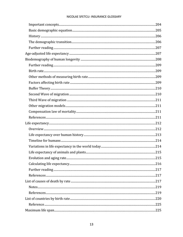 Insurance Glossary | PDF