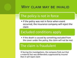 IRDA and claims of insurance | PPTX