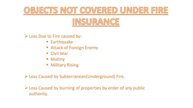 Fire Insurance | PPTX