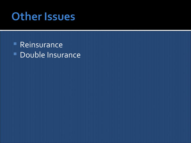 Insurance Law & Regulation | PPT
