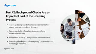 Insurance License Background Checks 5 Facts Agencies Should Know ...
