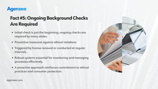 Insurance License Background Checks 5 Facts Agencies Should Know ...
