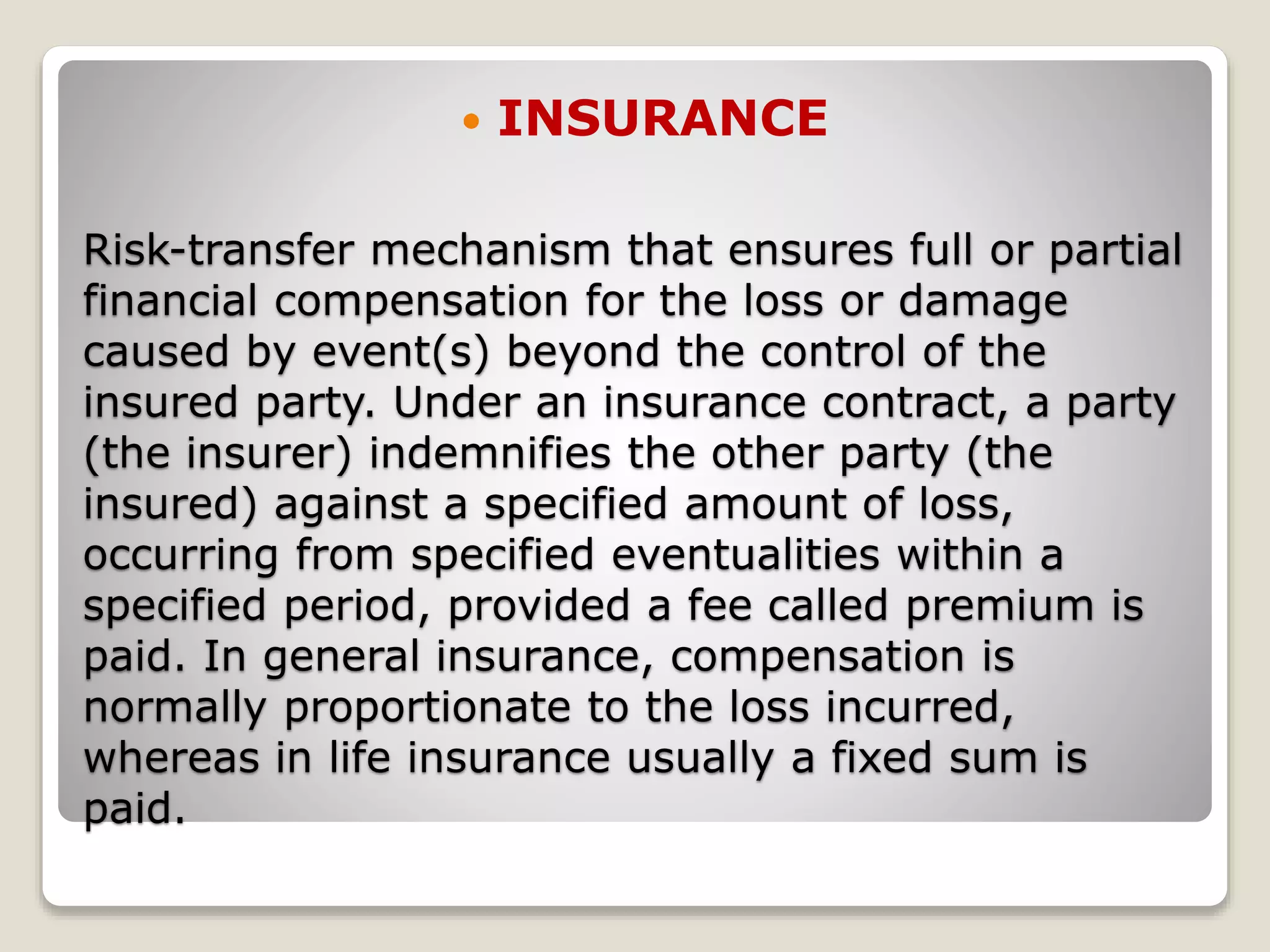 Insurance | PPTX