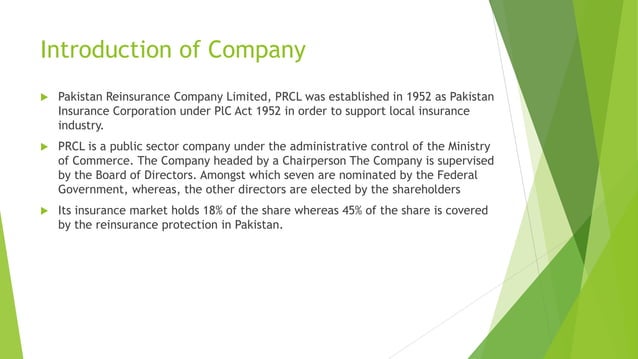 Pakistan Re-insurance company | PPT