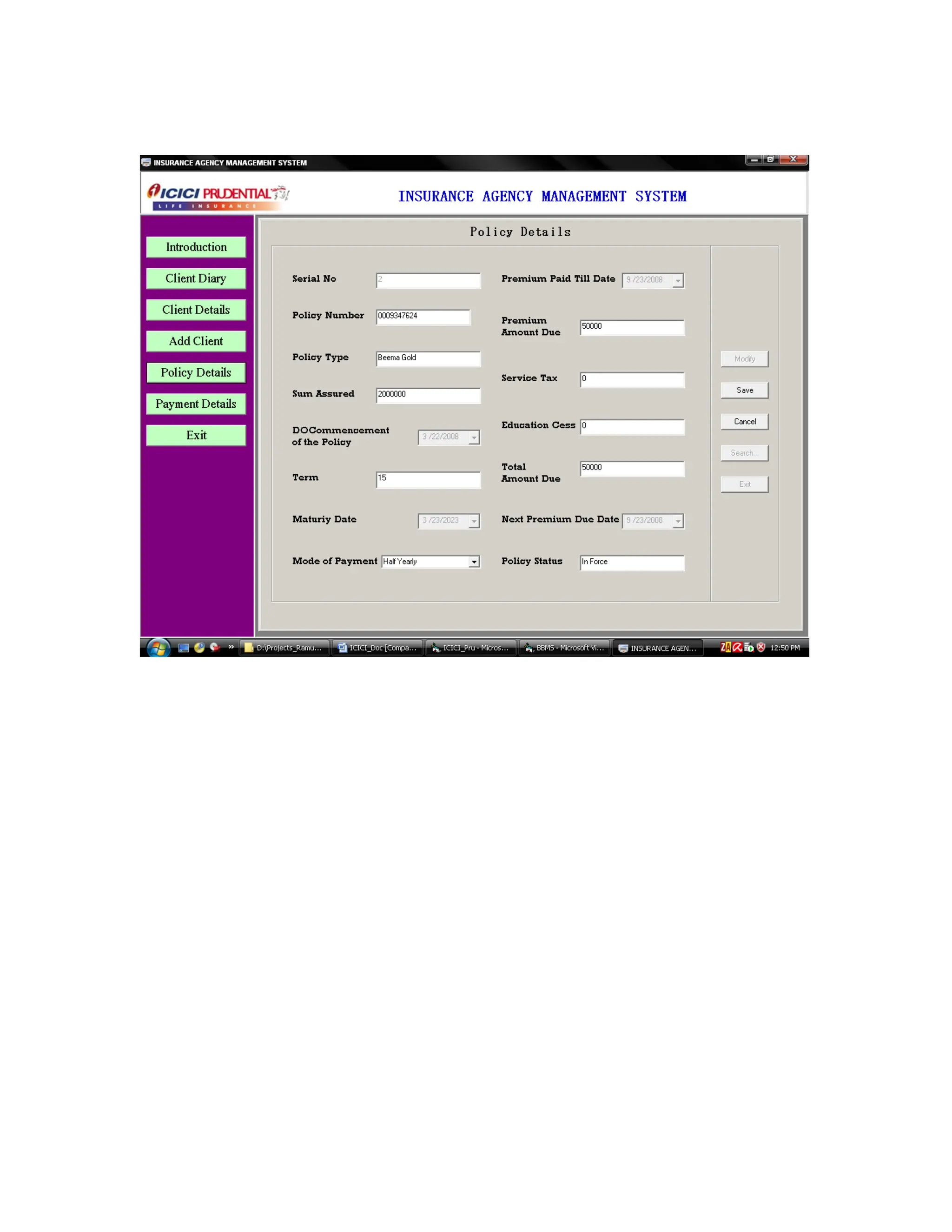 Insurance management system project report.pdf