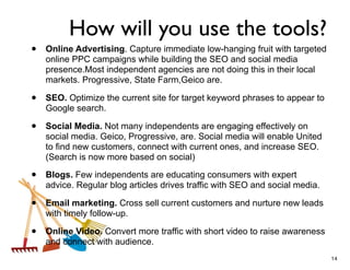 Insurance marketing like geico or progressive no notes | PPT