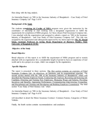 Insurance of nitol insurance company | DOCX